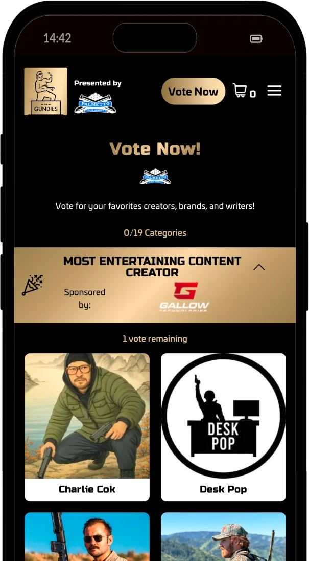 Grand Prize - The Gundie Awards